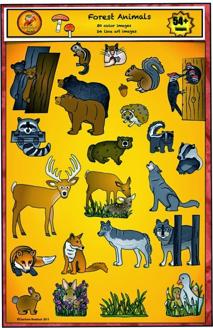 Charlotte's Clips and Kindergarten Kids: Quick Look at Clip Art Sets