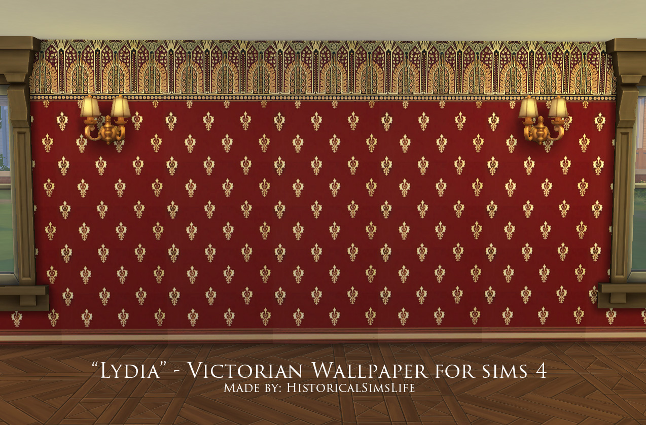 TS4: Lydia - Victorian Wallpaper | History Lover's Sims Blog