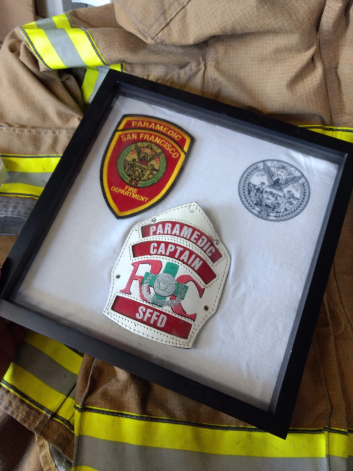 Firefighter Shadowbox Keepsake Tutorial