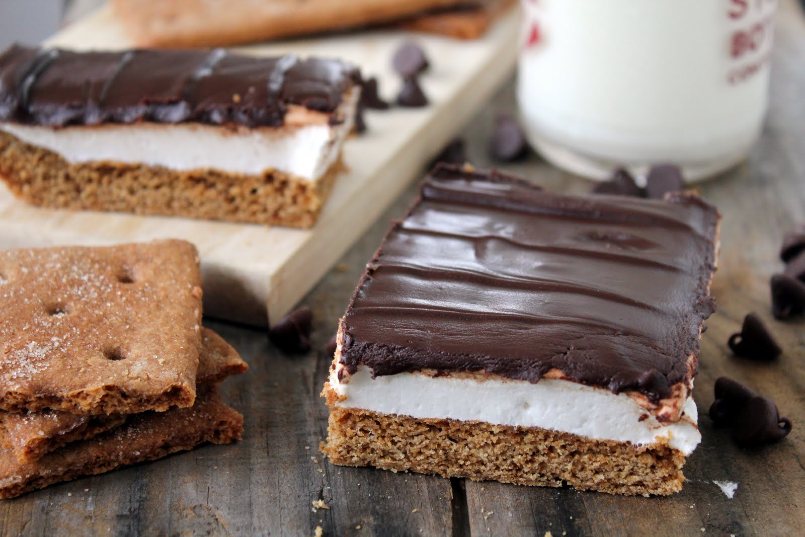Cherry Tea Cakes: S'mores Bar
