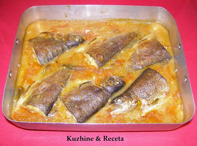 Kuzhine - Receta: Tave peshku me trofte