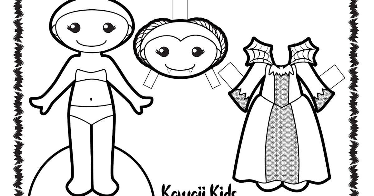 Paper Doll School: Kawaii Kids - Vampires