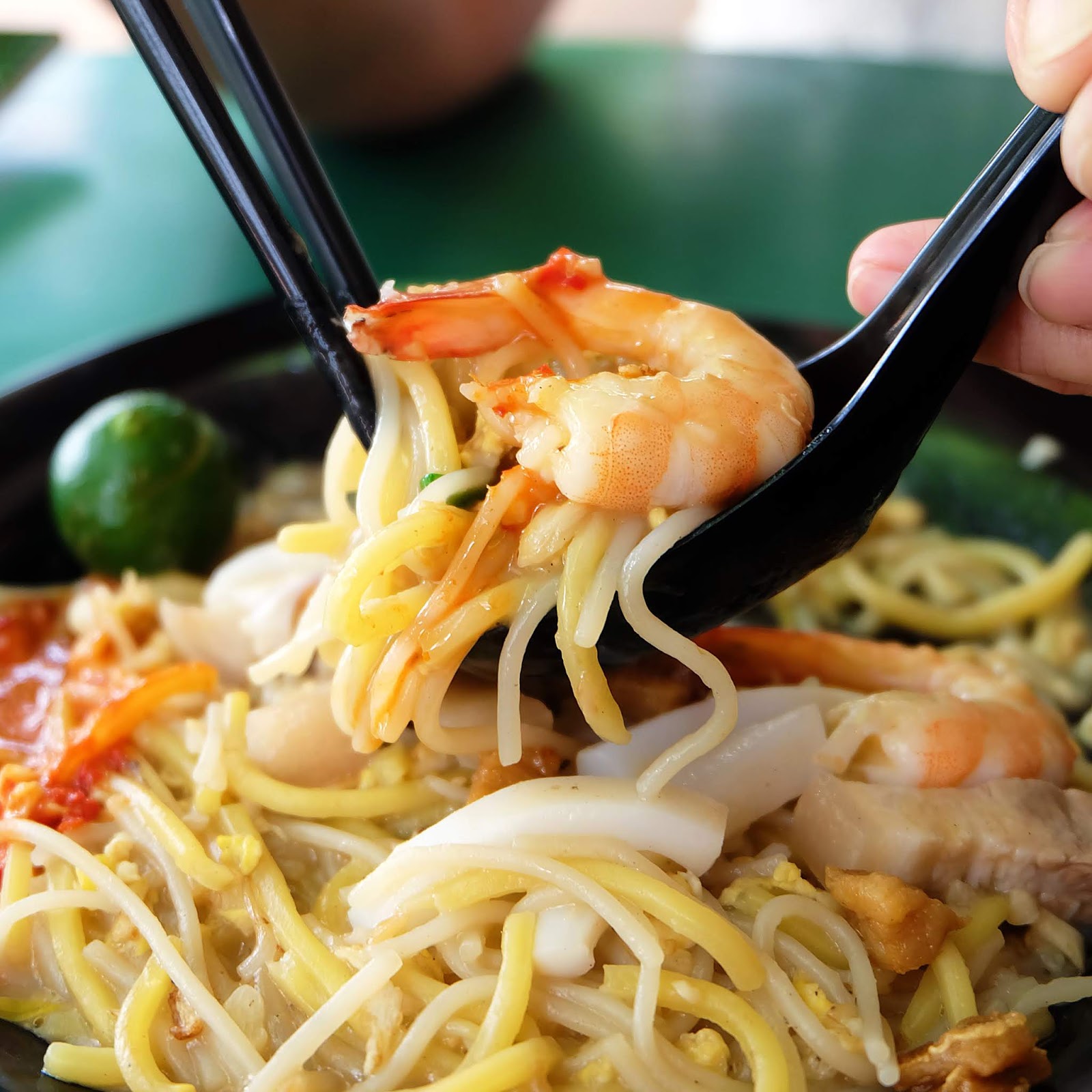 REVIEW: HONG HENG FRIED SOTONG PRAWN MEE (TIONG BAHRU MARKET) & 小弟炒虾面 ...