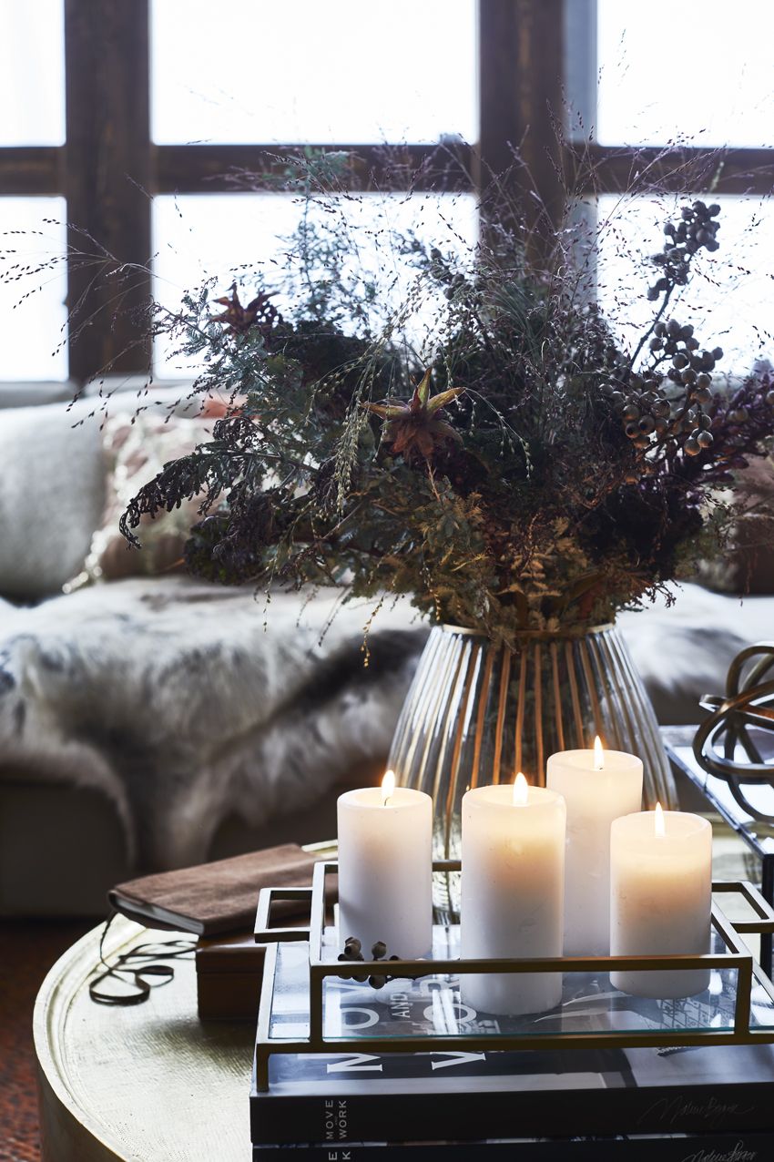 A log cabin with interior design inspired by Aspen