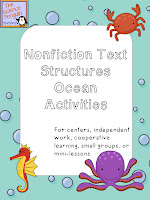 Classroom Freebies Too: Ocean + Nonfiction Text Structures = Fun!
