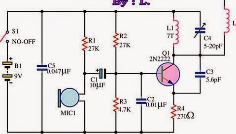 WIRELESS FM TRANSMITTER CIRCUIT - Electronic Projects, Power Supply ...