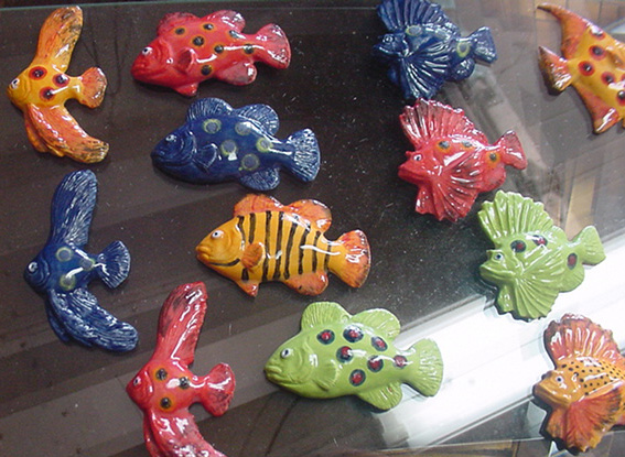 DEBORAHREAD.COM: Finished Fish - Ceramics
