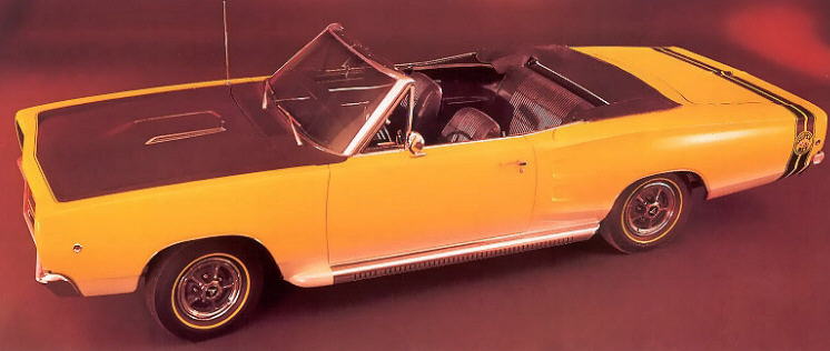 Just A Car Guy: convertible Super Bee with yellow stripe tires, the ...