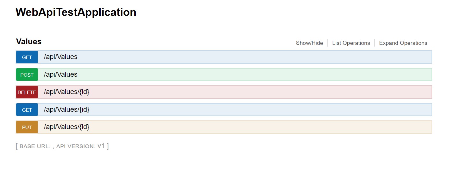 Unit Testing Web Api Using Swagger