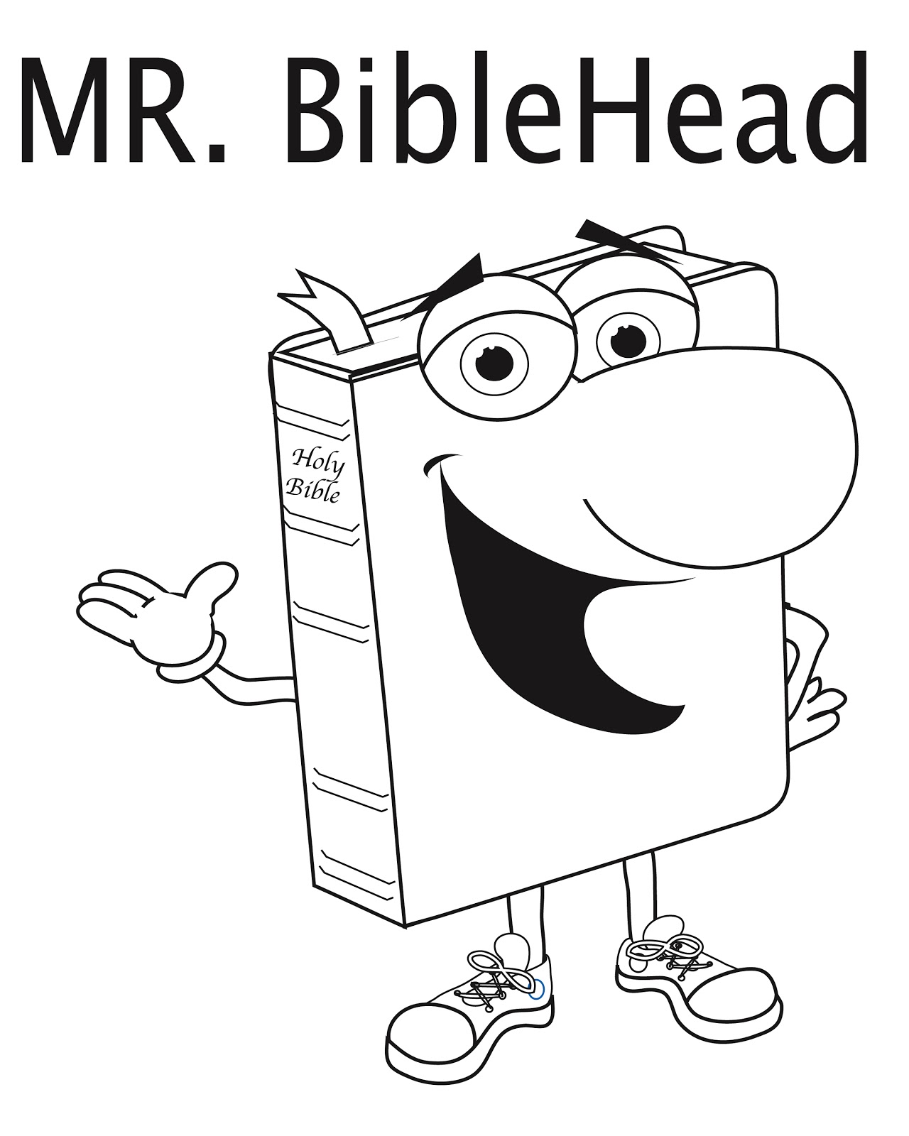 Mr Biblehead: Mr. BibleHead Coloring Pages