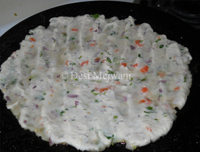 Semolina Pancake/ Rava Rotti - Desi Mejwani