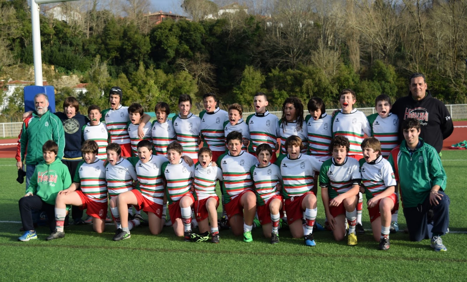 Hernani-Club-Rugby-Elkarteko Harrobia: Sub14 taldea Baionan ...