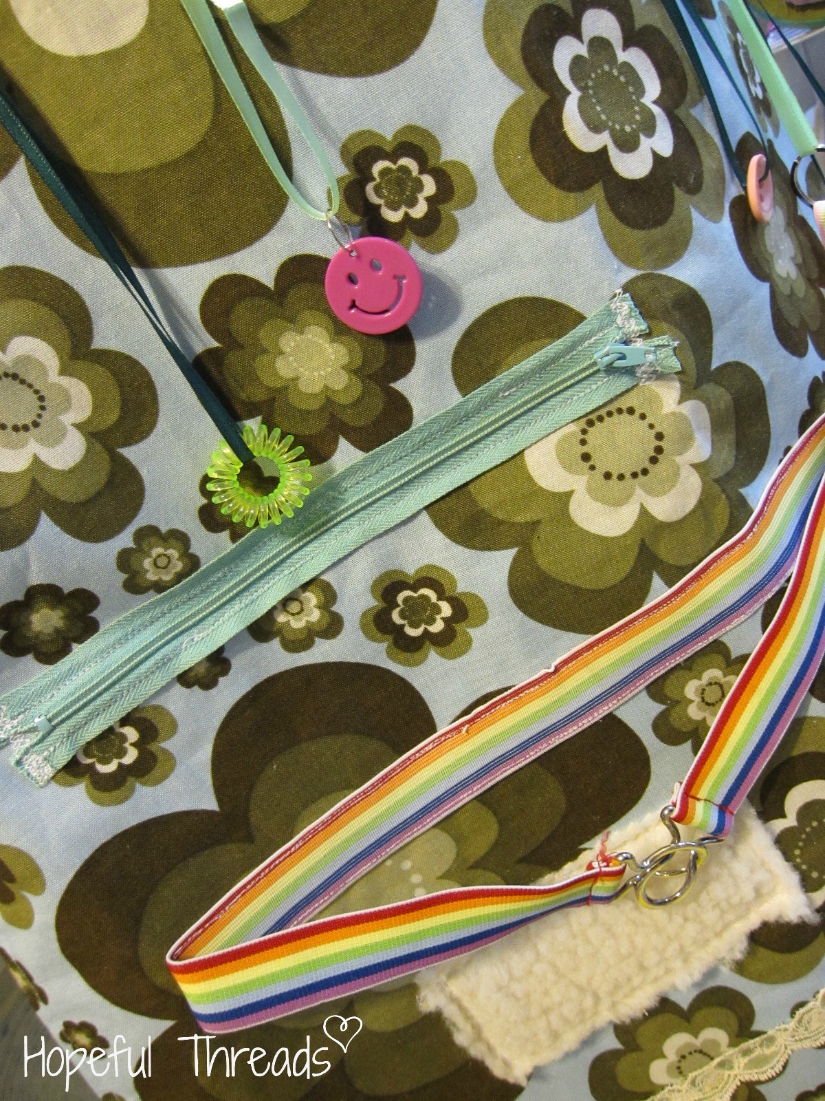 Hopeful Threads: A QUICK & EASY way to make a Fidget Apron for the July ...