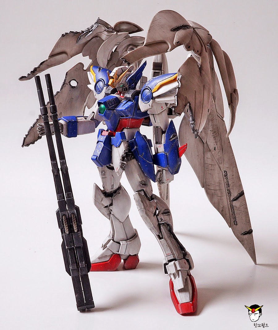 GUNDAM GUY: MG 1/100 Wing Zero Custom 'Damage Ver.' - Customized Build