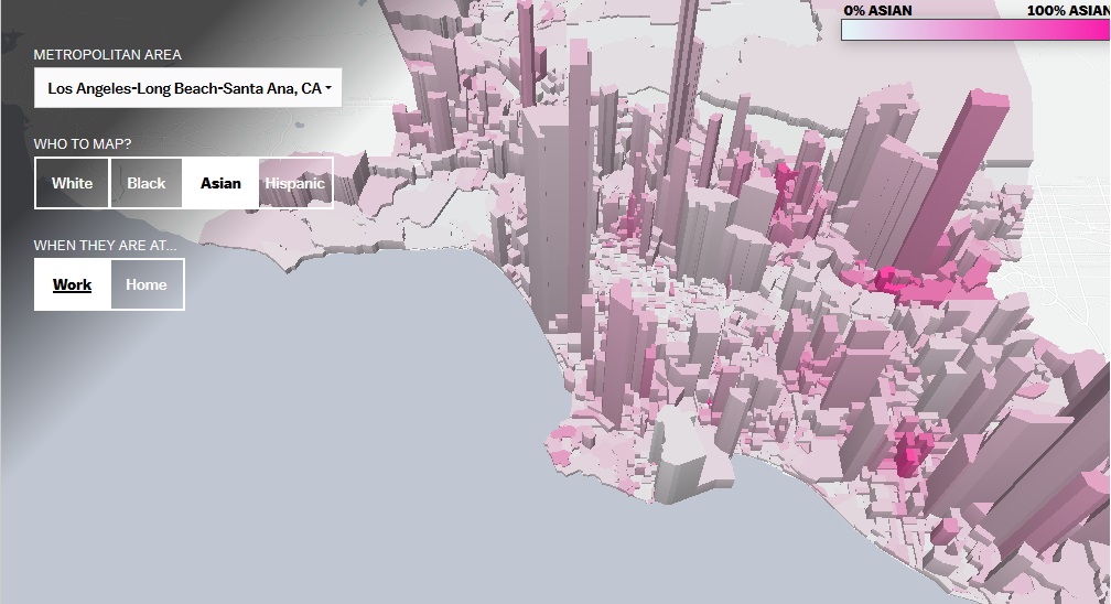 Cartographie numérique: Les ségrégations raciales aux Etats-Unis ...