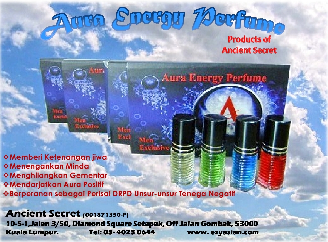 LuCkY sTaR's PrOdUcTs: Aura Energy Perfume