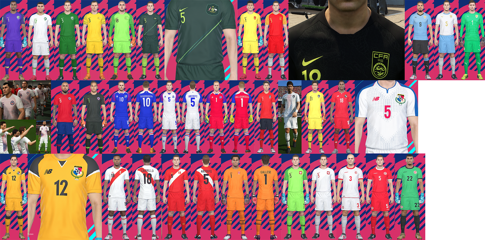 pes-modif: PES 2018 NT Kits Pack Vol:5 by Hawke