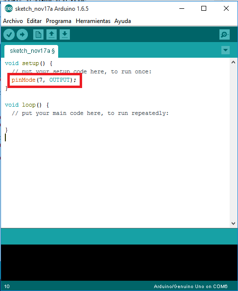 Aprender Arduino: El código
