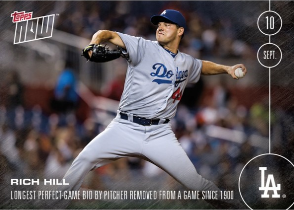 Dodgers Blue Heaven: Rich Hill's Perfecto Halted when Pulled in Seventh ...