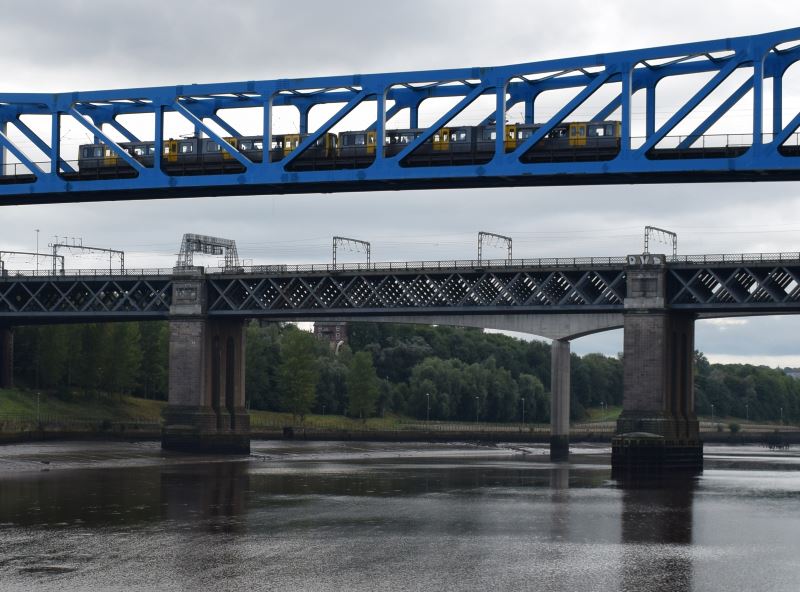 Photographs Of Newcastle: QE II Bridge (Metro Bridge)