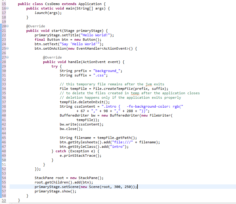 Computer Programming Applying Css Styles In Javafx Dynamically 7959
