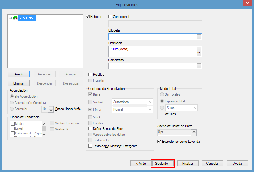 Cómo crear el gráfico de bala de "Stephen Few"