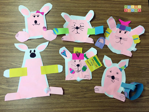 Shape Bunnies Spring Craft Freebie!