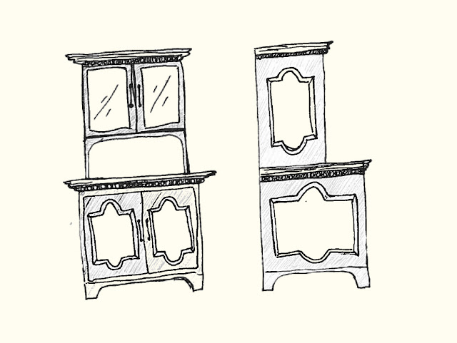 Ms. Lazybones & The Morning Man: the hutch {sketches}