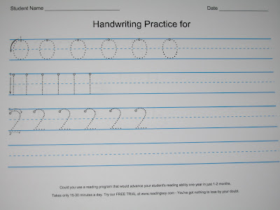 Cookie Nut Creations: Make Your Own Handwriting Practice Sheets