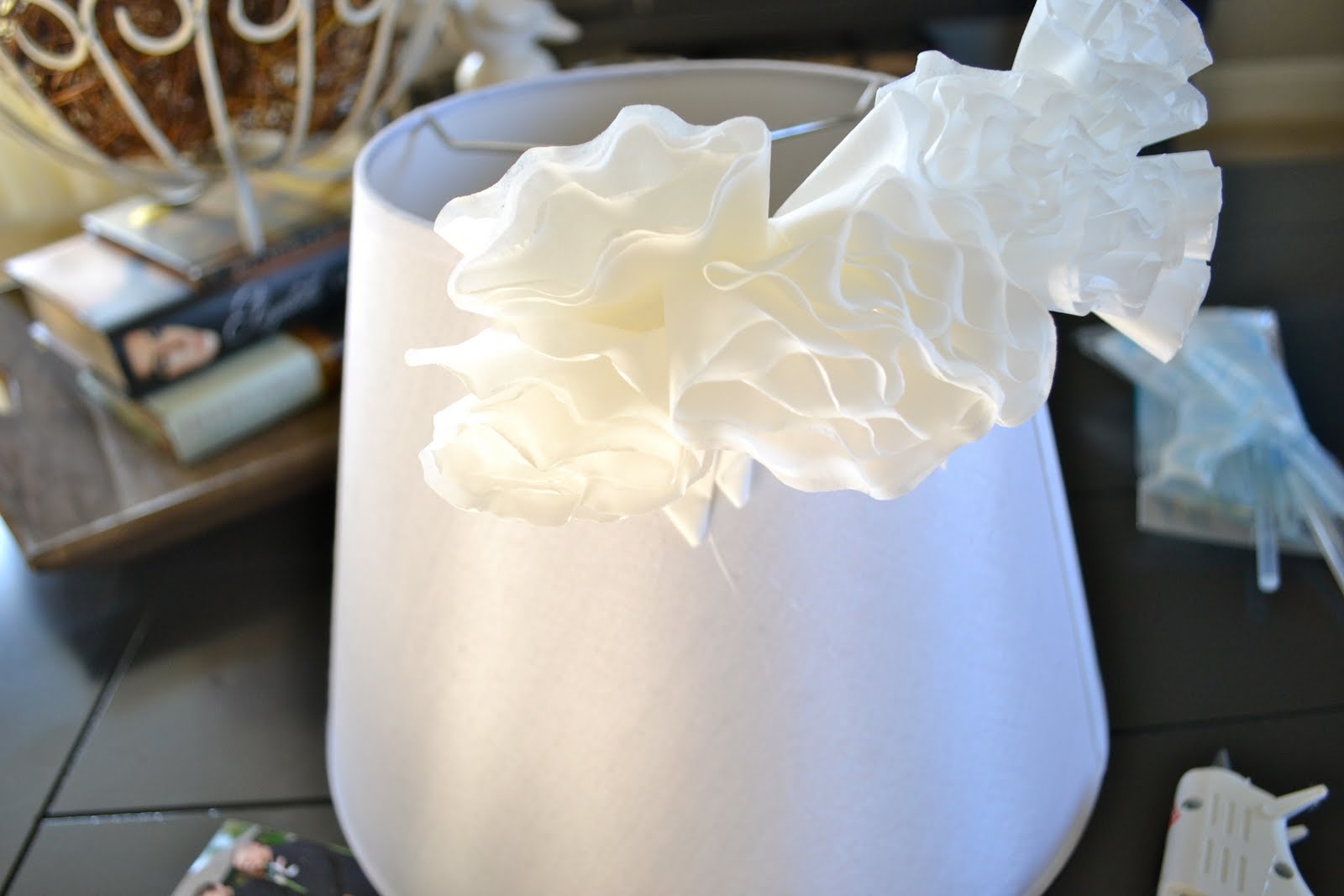 Coffee Filter Lamp Shade... - Liz Marie Blog