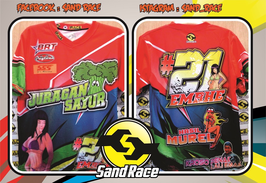 JERSEY BALAP - JURAGAN SAYUR BATU - MALANG ~ SAND RACE RACING CLOTH