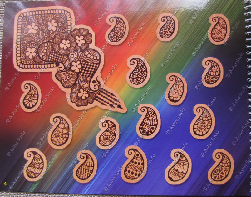 SOWMYA'S MEHNDI: Asha Savla's mango filling designs