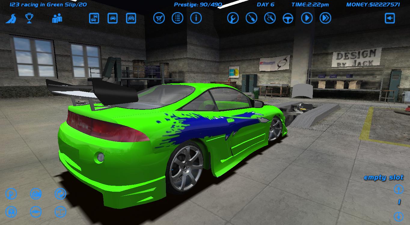 SLRR моды: Mitsubishi Eclipse + Fast and Furious paint job