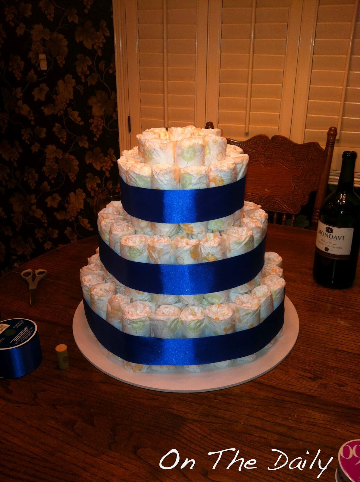 On the Daily: How To Make A Diaper Cake