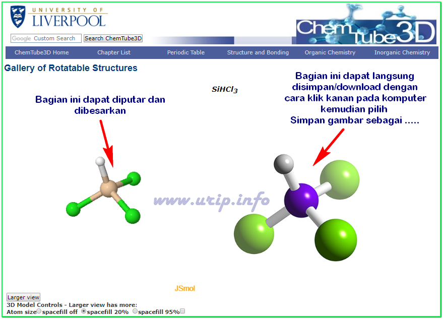 Cara Mudah dan Cepat Membuat Visual 3D Bentuk Molekul yang Bagus - Urip dot Info