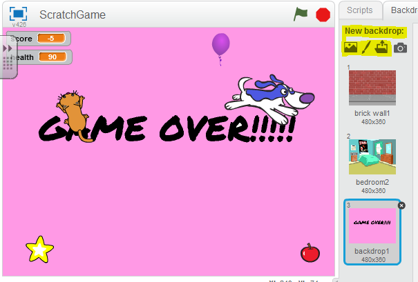 Mrs Palmer's Blog: Scratch - Lesson 5 - Broadcast