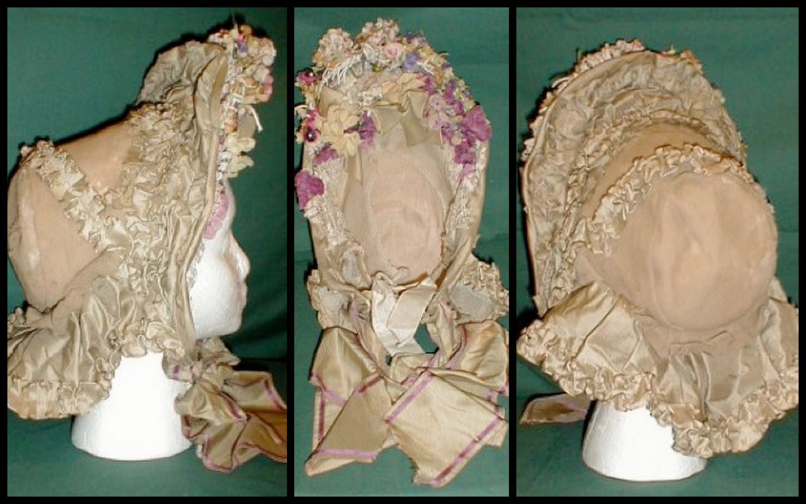 Couture Historique: Millinery: 1860s Bonnet
