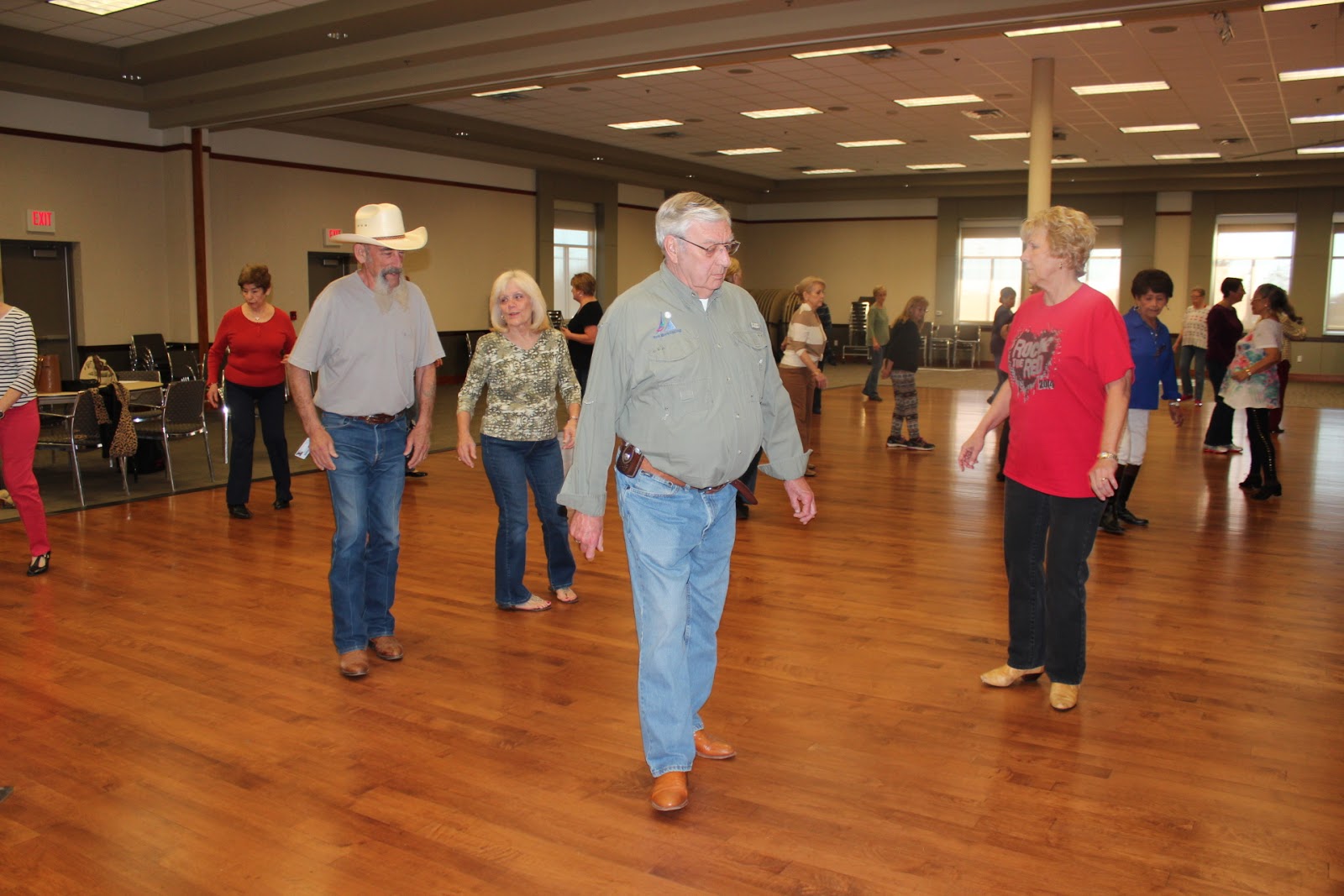 Randy's Photos of Senior Happenings: The line dance is ONE of my ...