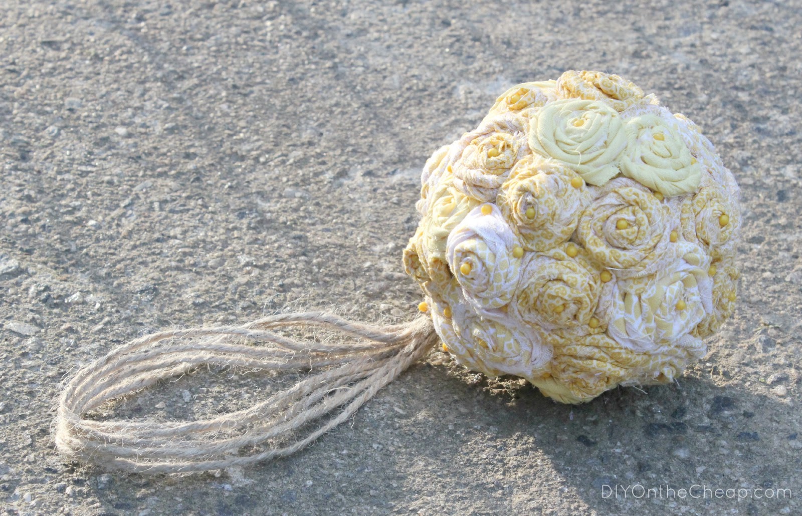 DIY Wedding Pomander Bouquet - Crafterminds Blog Hop - Erin Spain