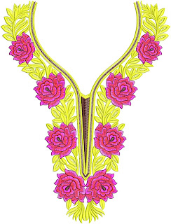 Embdesigntube: Designer Embroidery Neck Designs