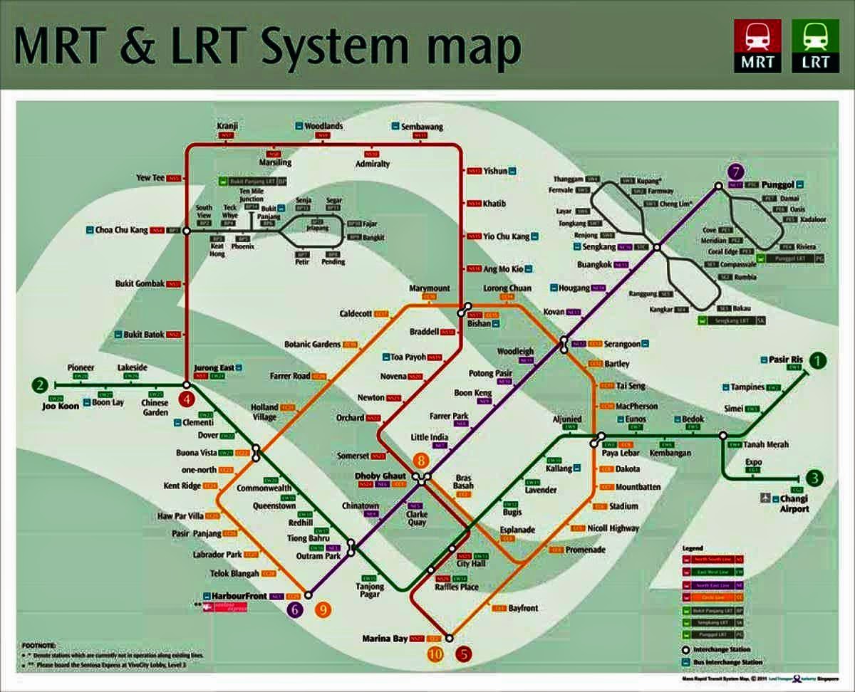 Kemana kaki melangkah ?: Jalur MRT di Singapura dan LRT atau KM Komuter ...