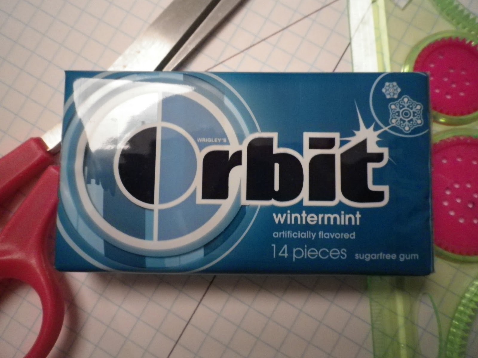 too much packaging: orbit gum