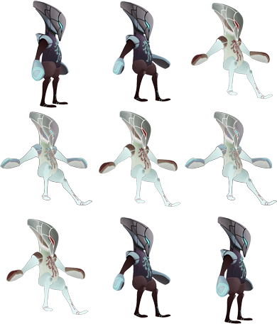 one percent talent: Blob Game (Character Sprite Sheet)