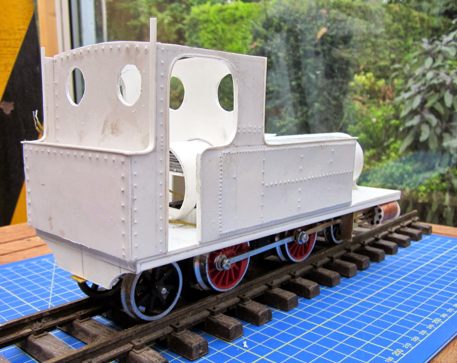 Peckforton Light Railway: How I emboss rivets in plasticard