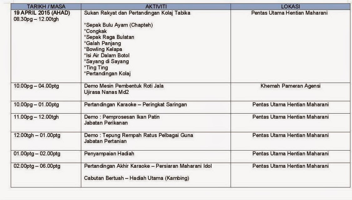 Muzium Muar (Muar Museum): Aturcara Program Sempena Sambutan ...