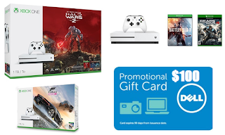 Xbox One Console Deals + $100 Dell Gift Card Back: 1TB Microsoft Xbox ...