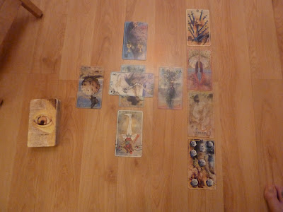Rowan Tarot: Wort Moon Reading -- Haindl Tarot