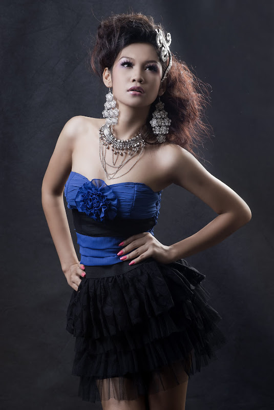 Arloo's Myanmar Model Gallery: Soe Pyae Pyae San - Hot in Blue