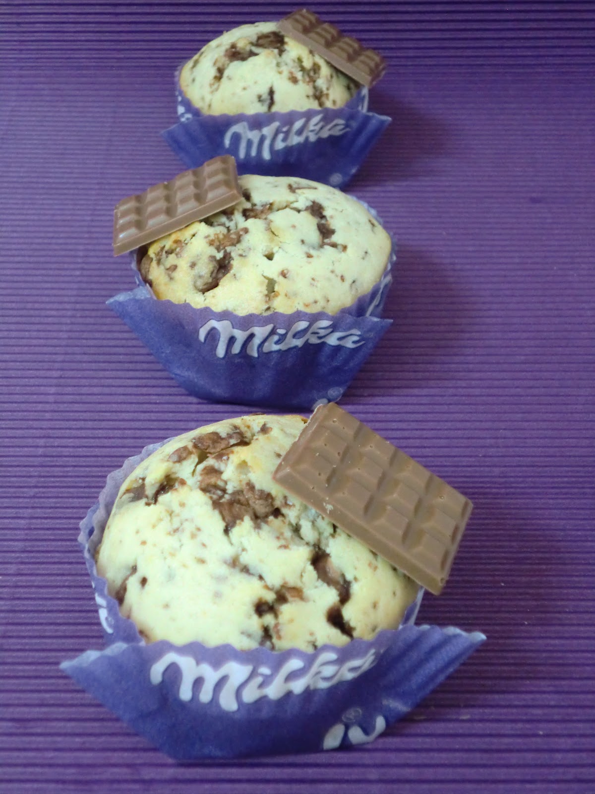 Caprichos en la Cocina.: Muffins milka.