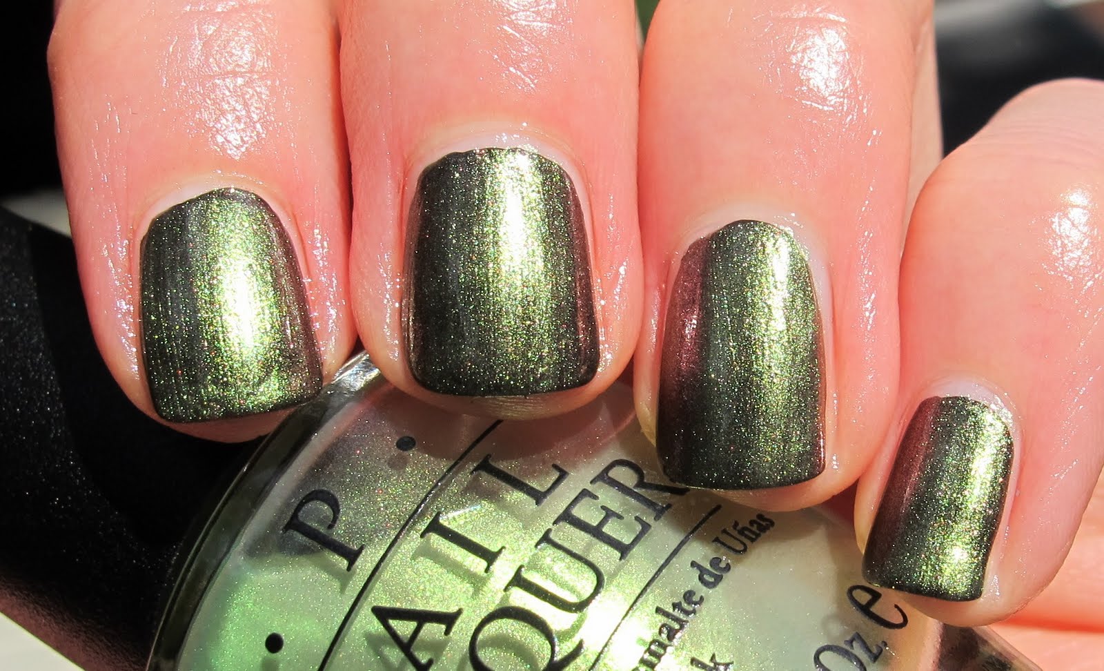 Never Enough Nails: OPI Electric Eel Over Black Rocks My Socks